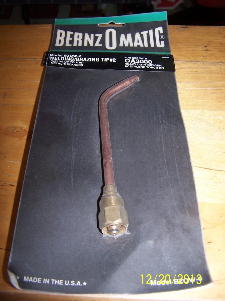 BernzOMatic Oxygen Acetylene Torch OA3000 Tips-Assorted Models | eBay