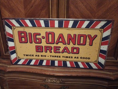 Vintage Style Embossed Big Dandy Bread Metal Sign 24 X 12 | eBay