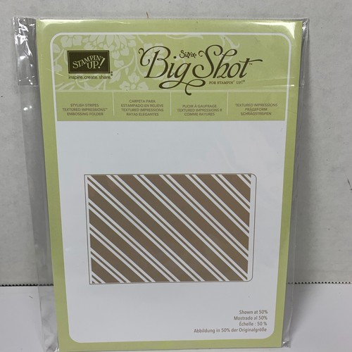 Stampin’ UP! Sizzix Textured Impressions Embossing Folder Stylish ...