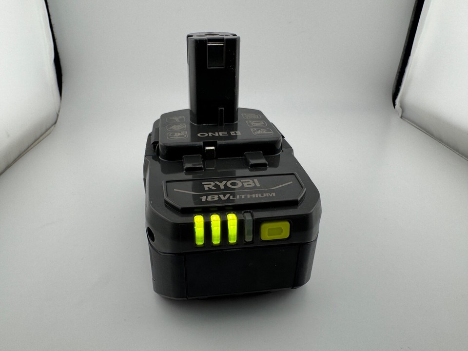 RYOBI [PBP005] GENUINE 18V ONE+ 4.0AH LITHIUM-ION RECHARGEABLE BATTERY ...