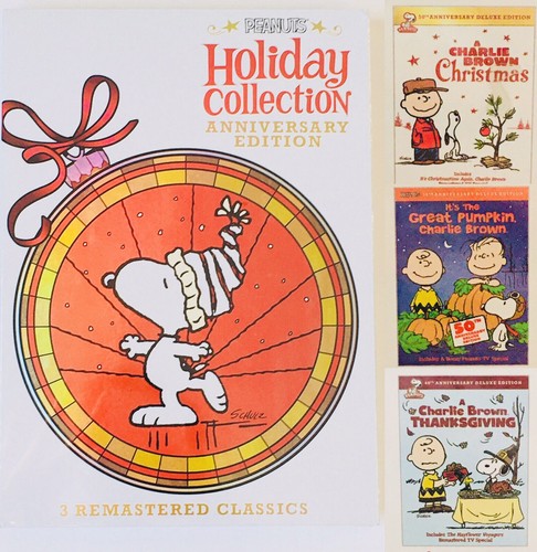 Peanuts Holiday Collection Anniversary Edition - 3 Remastered Classics ...