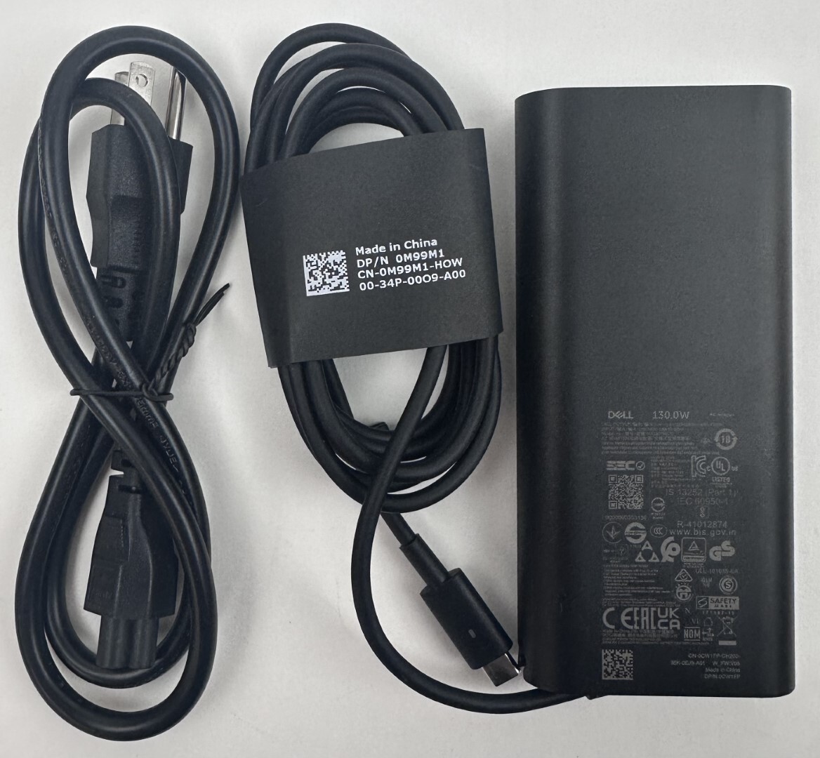 OEM Dell Power Supply Charger Adapter HA130PM170 130W USB-C Type-C Plug ...