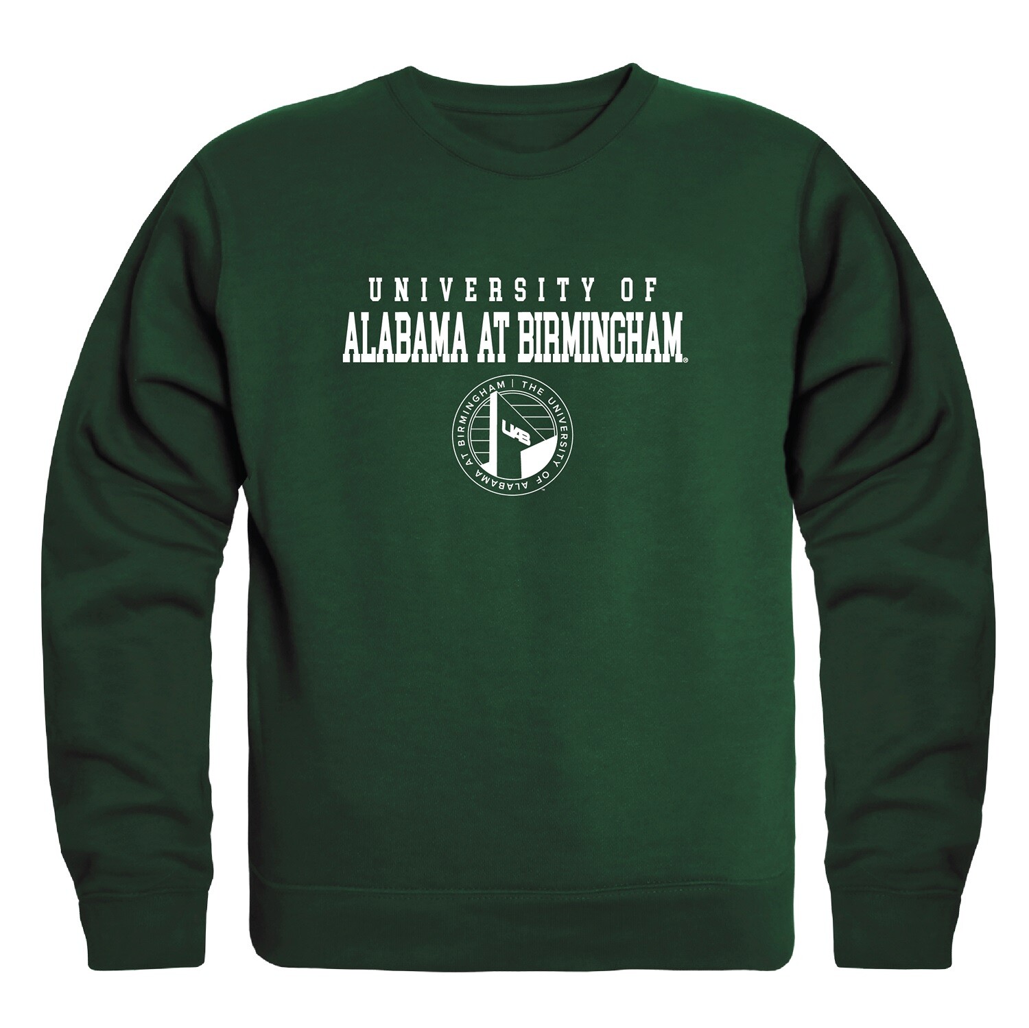 University Of Alabama at Birmingham Blazer UAB Seal Crewneck Sweatshirt ...