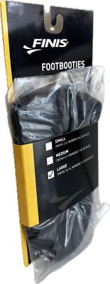 FINIS Footbooties Neoprene Swim Socks Large Mens 10-14, Womens 11-15 ...