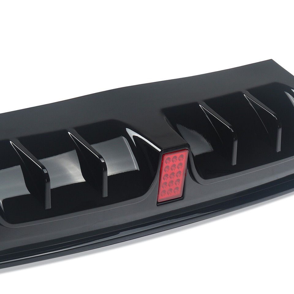 F1 Style Rear Bumper Diffuser Lip Fit Mercedes Benz W222 S400 S500 S550 ...