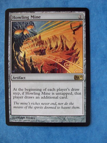 MTG Magic the Gathering HOWLING MINE M10 NM (a) ACTUAL PICTURES | eBay