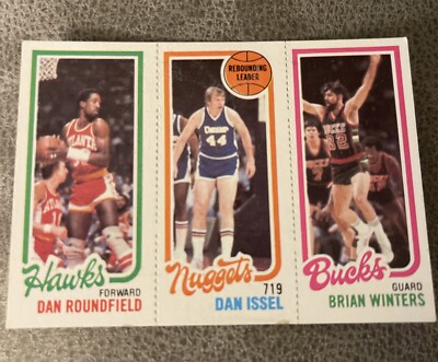1980-81 Topps Basketball Card #29/73/152 Dan Roundfield,Dan Issel ...