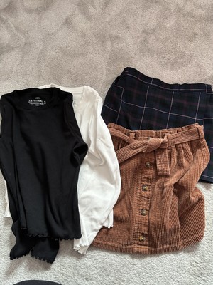 Girls Age 9-10 Years 4 Item Bundle - 2 Tops, Skirt, Skorts | eBay