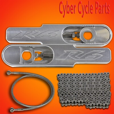 2007 Yamaha YZF R6 4 1/2 to 9" Bolt on Swing Arm Extension Kit | eBay