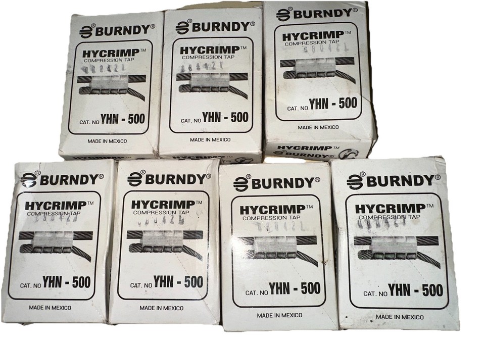(Lot of 7) Burndy HYCRIMP YHN-500 Compression Tap | eBay