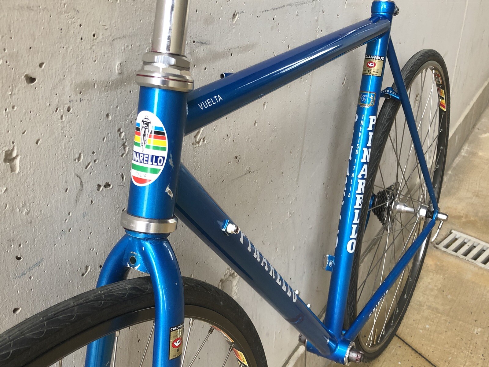 Pinarello Vuelta Custom Steel Tig Frame 52 Cm RARE | eBay UK