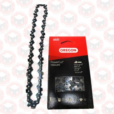 Genuine Oregon 73EXL072G PowerCut Saw Chain 20" Bar 72 Drive Links, 3/8 ...