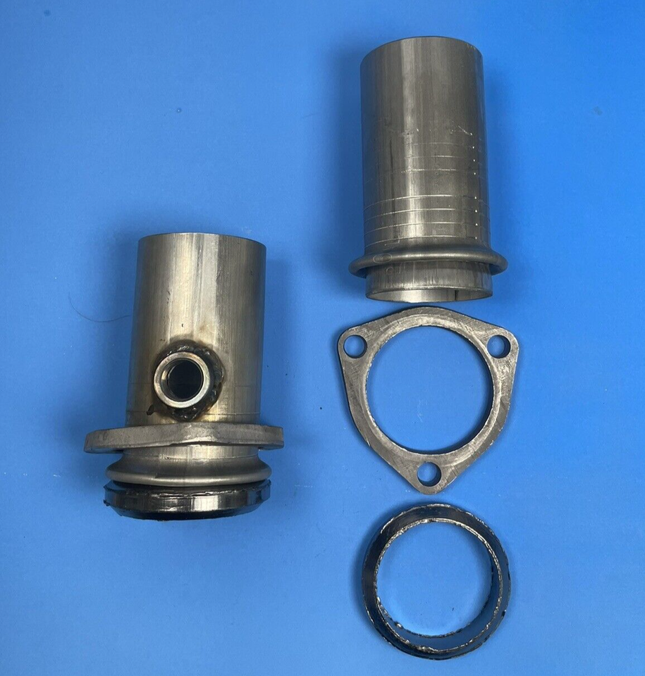 Chevy Big Block V8 2.5"OD 3 Bolt Exhaust Manifold Down Pipe Stub With ...