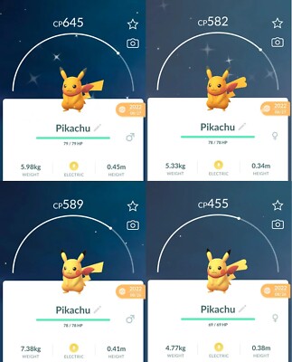 Pokémon Go Shaymin Red Scarf Pikachu Shiny Non-Shiny Level 1 Rare | eBay