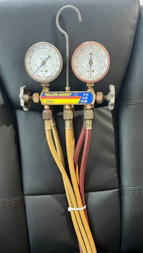 Yellow Jacket R12 Refrigerant Freon 12 R22 R502 Test & Charging ...