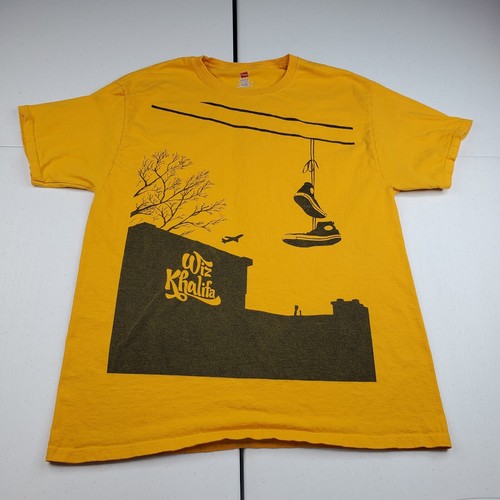 Rapper WIZ KHALIFA Tennis Shoes over Wires T-Shirt Yellow Size Large ...