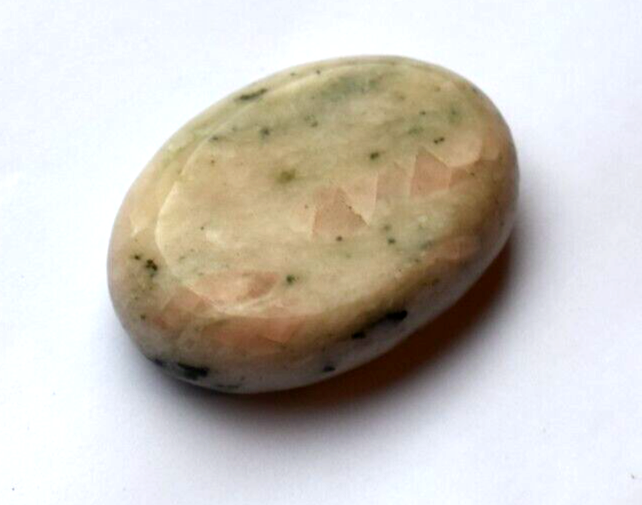 Verdant Memory Pink Feldspar Green Olivine Granite Palm Stone North ...