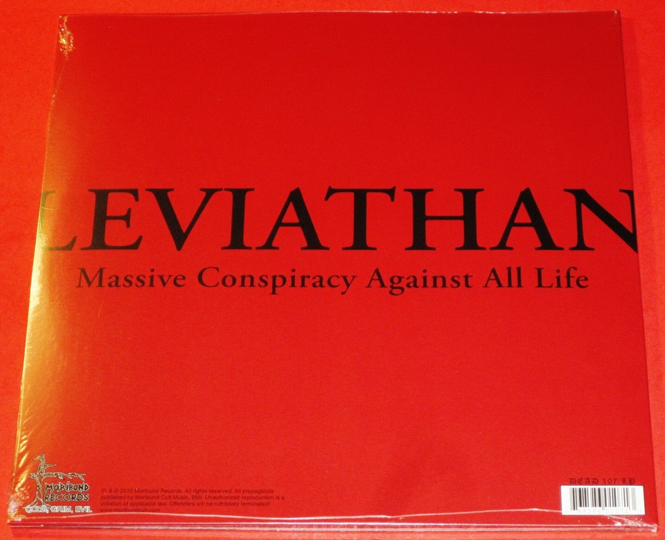 Leviathan: Massive Conspiracy Against All Life 2 LP Color Vinyl Record ...