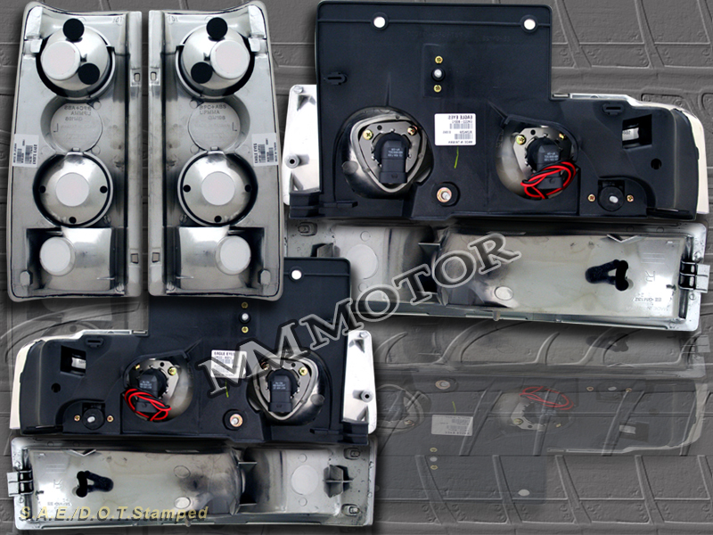 1995-2005 CHEVY ASTRO VAN HEADLIGHTS +BUMPER SIGNAL + CLEAR TAIL LIGHTS ...