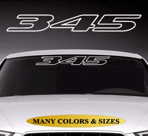 345 Windshield Vinyl Decal Sticker Banner Car Truck SUV Car Pick Up ...