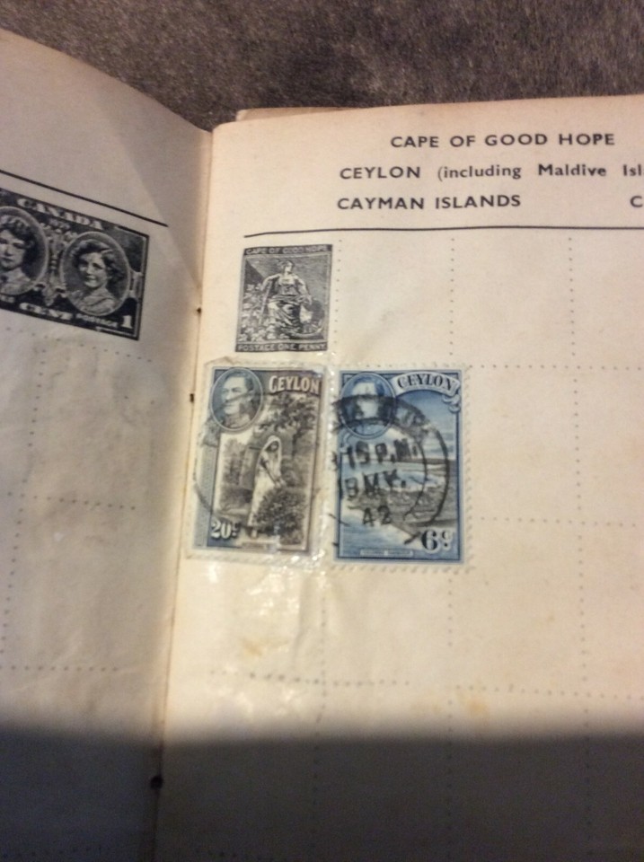 Rare Vintage Stamp Album - Vanguard Pocket Stamp Album All stamps pre ...