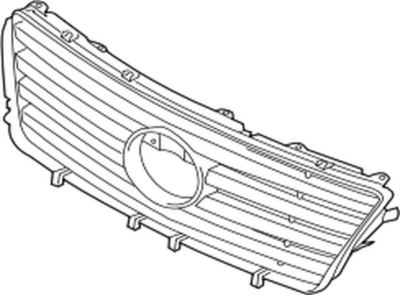 53112-33090 Toyota Grille, radiator 5311233090, New Genuine OEM Part | eBay