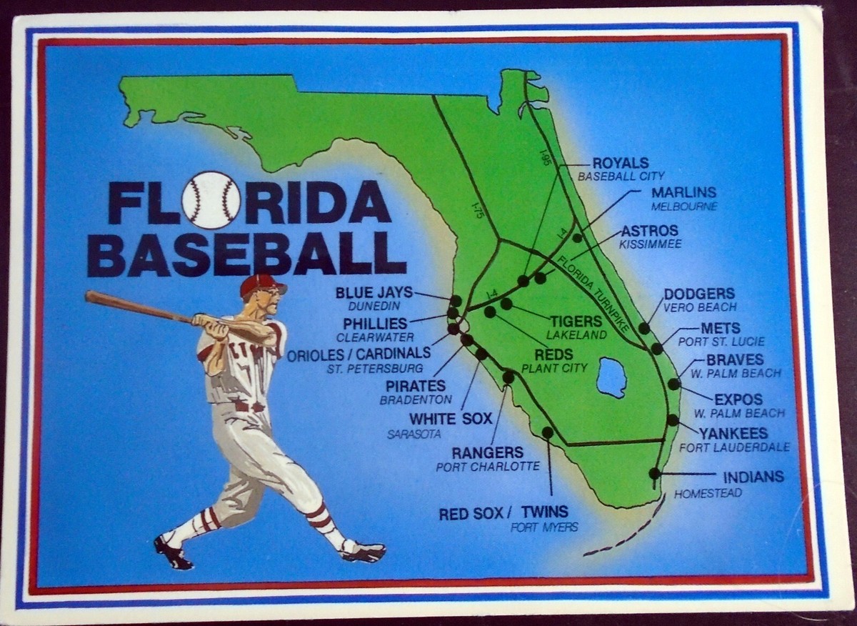 Spring Training Florida Map
