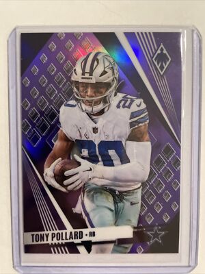 2023 Panini Phoenix SP Variation Purple Tony Pollard 31/99 Dallas ...