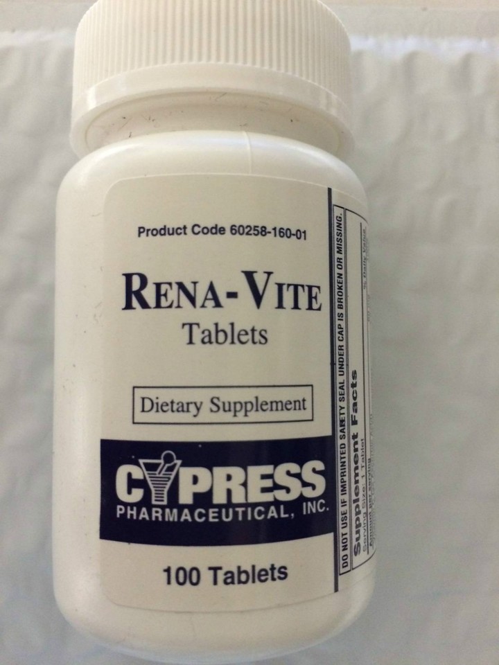 Rena-Vite 100 Tablets Dietary Supplement ( Nephrovite ) | eBay