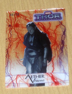 2013 Marvel Upper Deck THOR 2 Dark World AETHER VARIANT RED parallel 37 ...