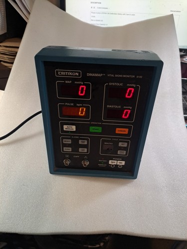 Critikon 8100 Dinamap Vital Signs Monitor, 120V 60HZ 0.5A | eBay