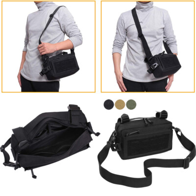 Military Tactical Molle Shoulder Pack Messenger Bags EDC Sundries Pouch ...