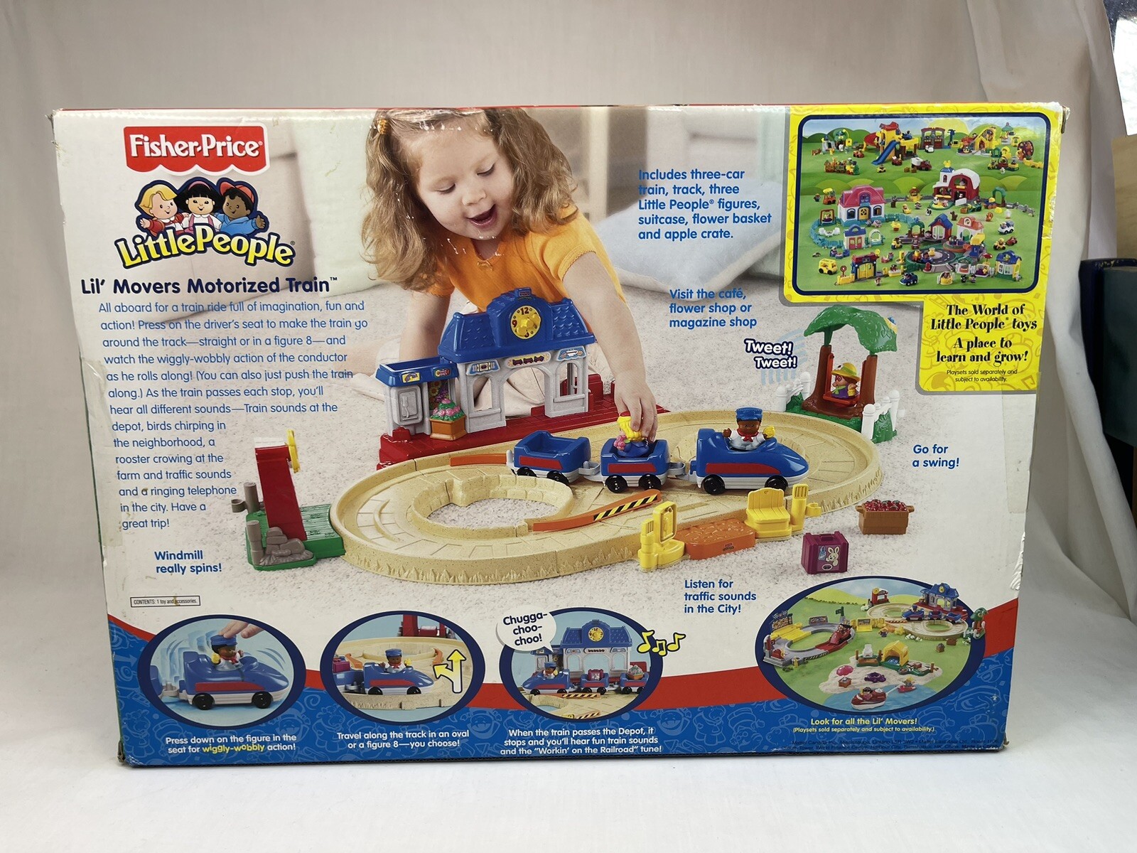 Fisher Price Little People Lil’ Movers Motorized Train 2005 | eBay