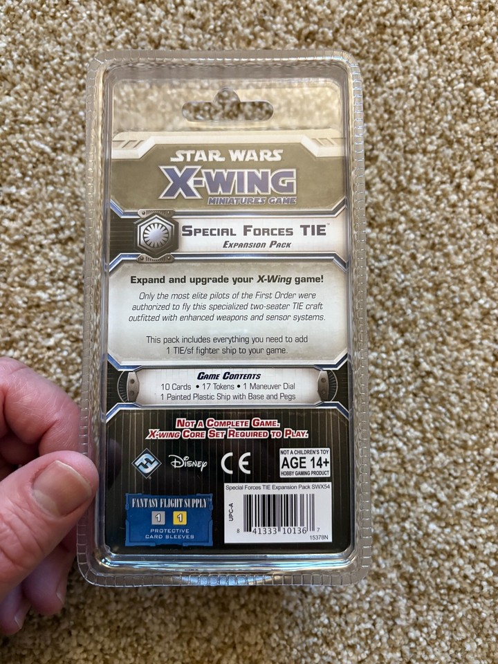 FFG Star Wars X-wing - First Order Special Forces Tie - 1st Edition - Brand New | eBay