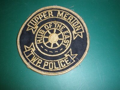 Vintage Upper Merion Hub of the East Twp Police 3.75" Round Patch | eBay