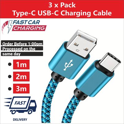 For Samsung Galaxy A71 A51 A41 USB C Type-C Fast Charger Charging Cable ...