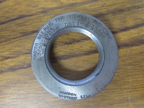Master Thread Ring Gage 1.3750"-16 NS | eBay