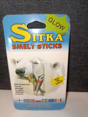 Sitka Smelt Sticks 25 mm size Ice fishing jig - 228 silver shad | eBay