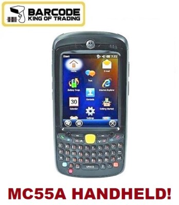 Motorola MC55A Handheld, 2D/1D Scanner, WiFi, Windows Mobile 6.5 w ...