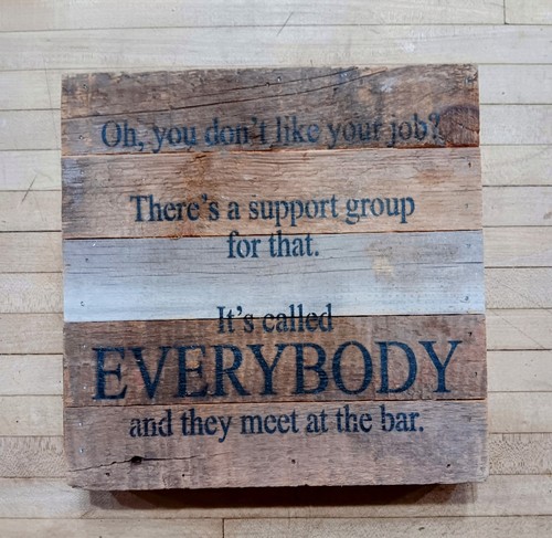Rustic Pallet Wood Bar Humor Sign Wall Hanging Decor | eBay