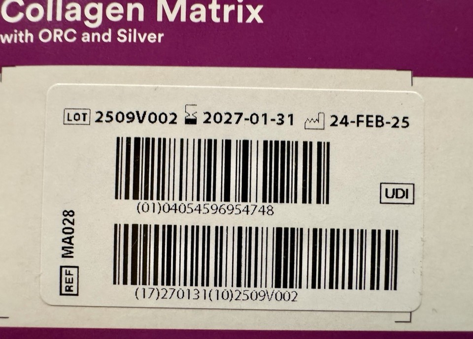 PROMOGRAN Prisma AG Collagen Matrix Dressing 4.34 Sq (Box of 10). Exp 5 ...