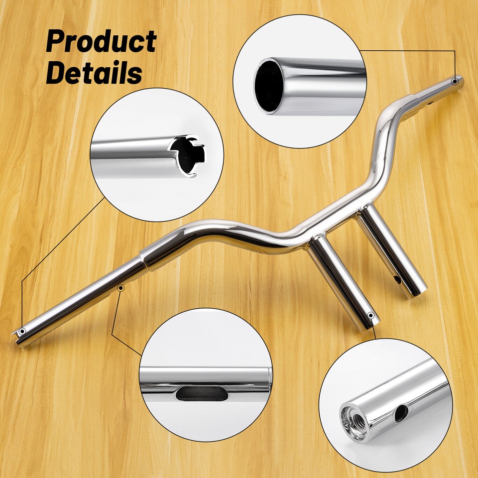 10" 12" 14" 16" MX-T Bars Handlebar For Harley Sportster XL Iron 883 ...