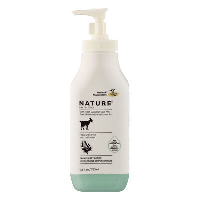 Nature By Canus Creamy Body Lotion with Fresh Canadian Goat Milk 350 mL ...