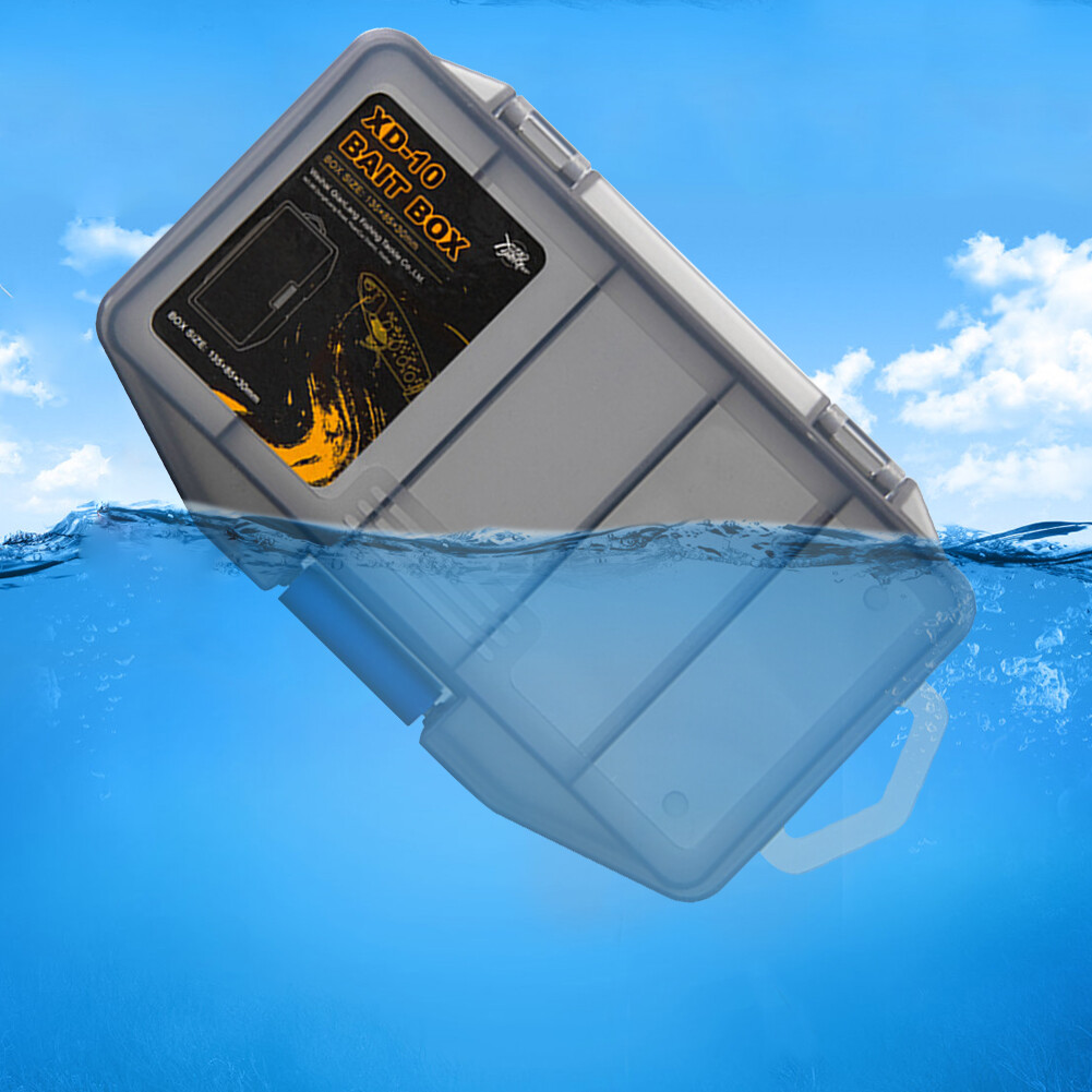 Portable Fishing Box Waterproof Bait Lure Hook Boxes Fishing Tool ...