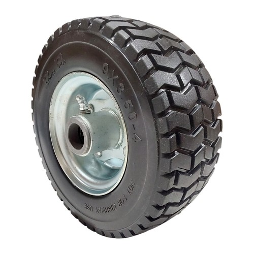 Proven Part Foam Filled Tire 9X3.5-4 No-Flat Solid Compatible With 2 ...