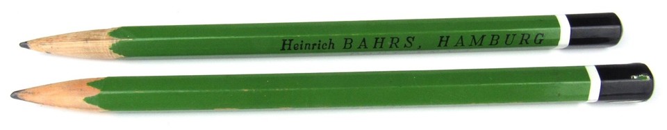 Vtg Wood Advertising 8" Pencil Heinrich Bahrs German Painter Hamburg ...