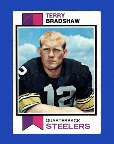1973 Topps Set-Break # 15 Terry Bradshaw LOW GRADE (crease) *GMCARDS ...