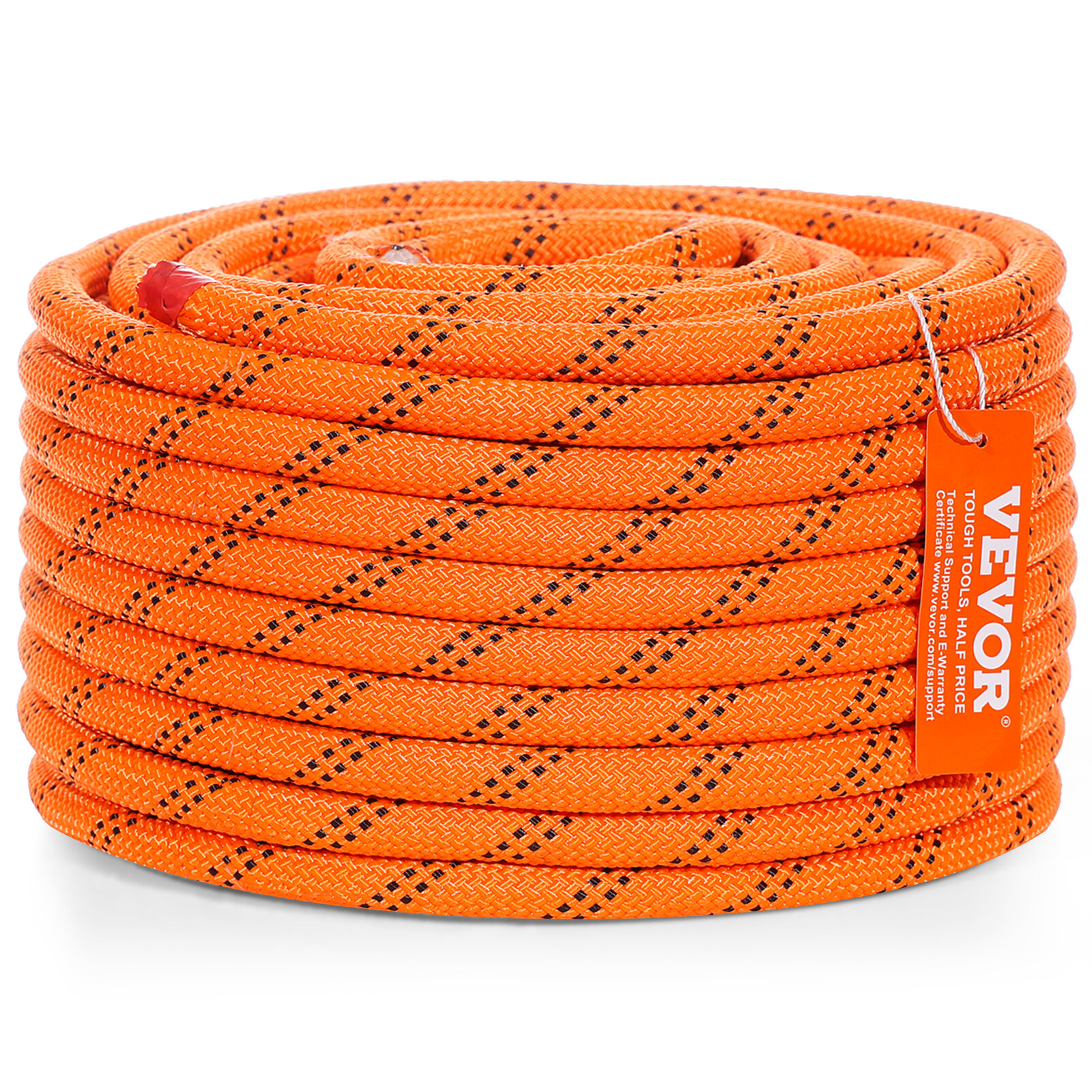 VEVOR Arborist Tree Climbing Rope Double Braid Polyester 1/2" x 120' 48 ...