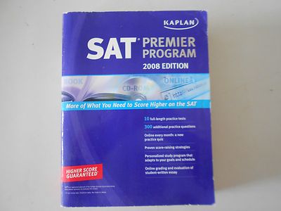 Kaplan SAT 2008 Premier Program (w/ CD-ROM) (2007, Paperback) w/ CD Rom 9781419551383| eBay