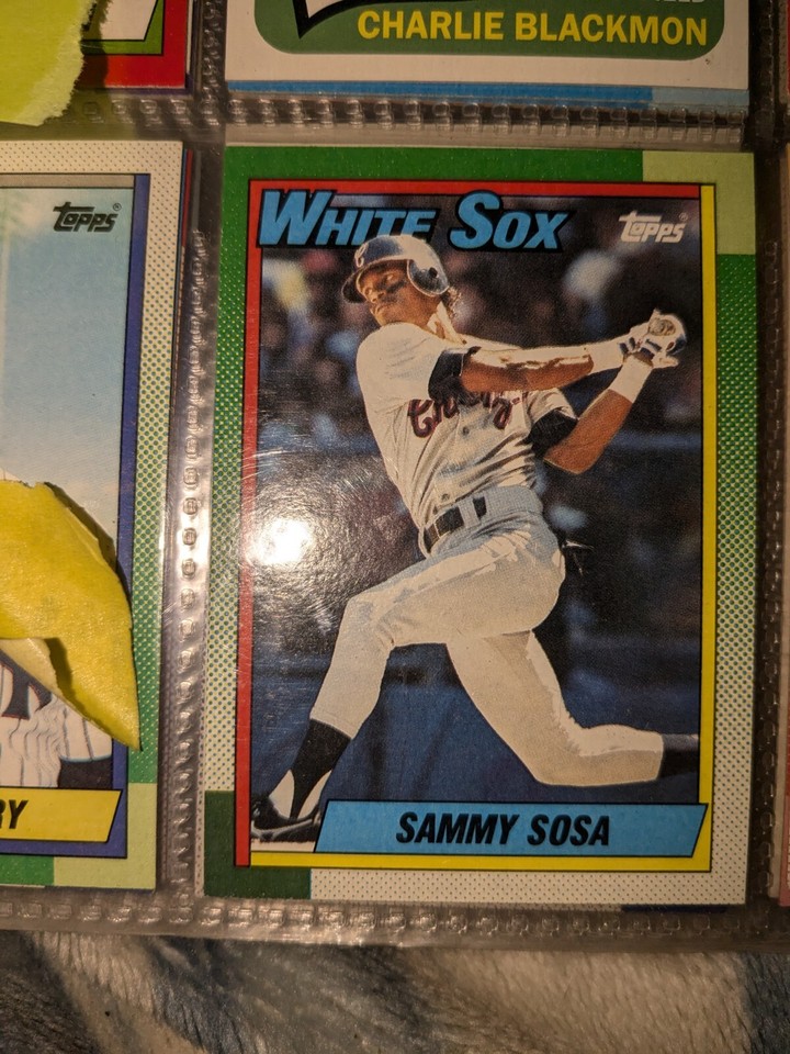 1990 Topps Sammy Sosa #692 Rookie Error Card Multiple Errors Rare | eBay